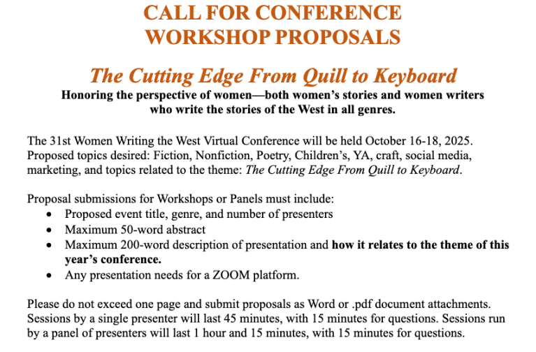 Call for Proposals – Blog